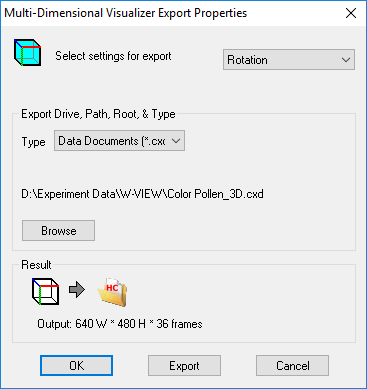 Visualizer Export Features